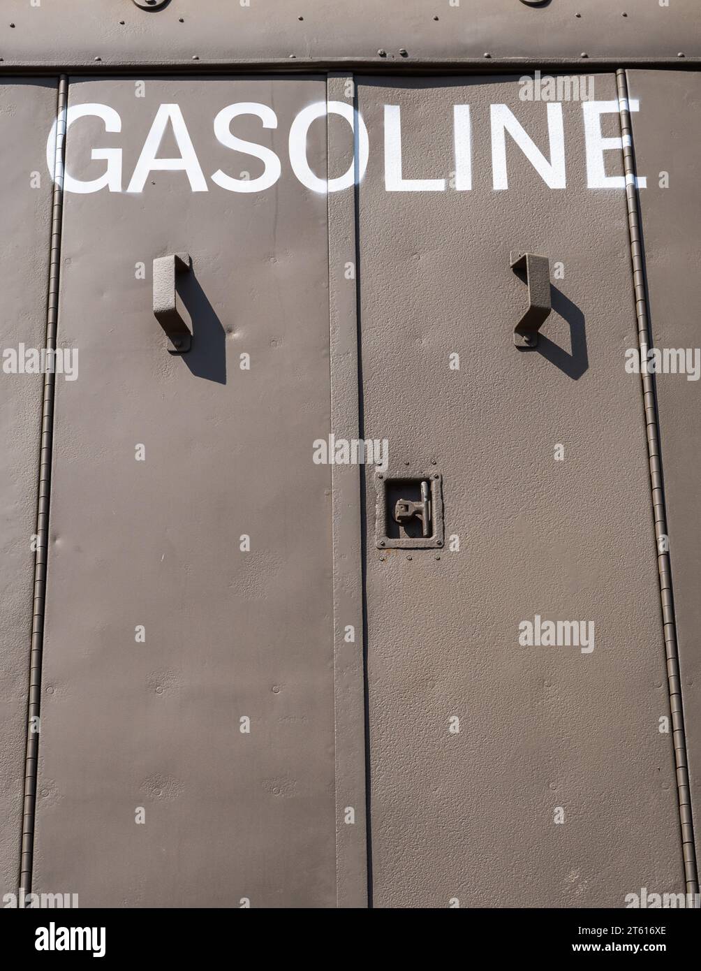 Rear of an American Military Vehicle - Vintage Stock Photo - Alamy