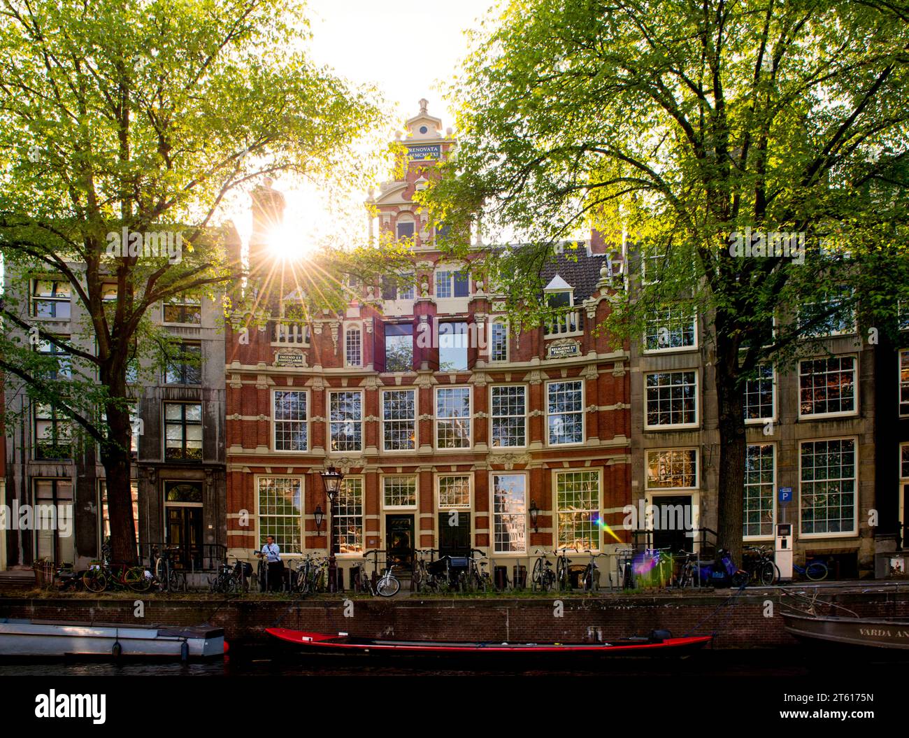 Bartolotti House on the Herengracht in Amsterdam, Netherlands Stock ...