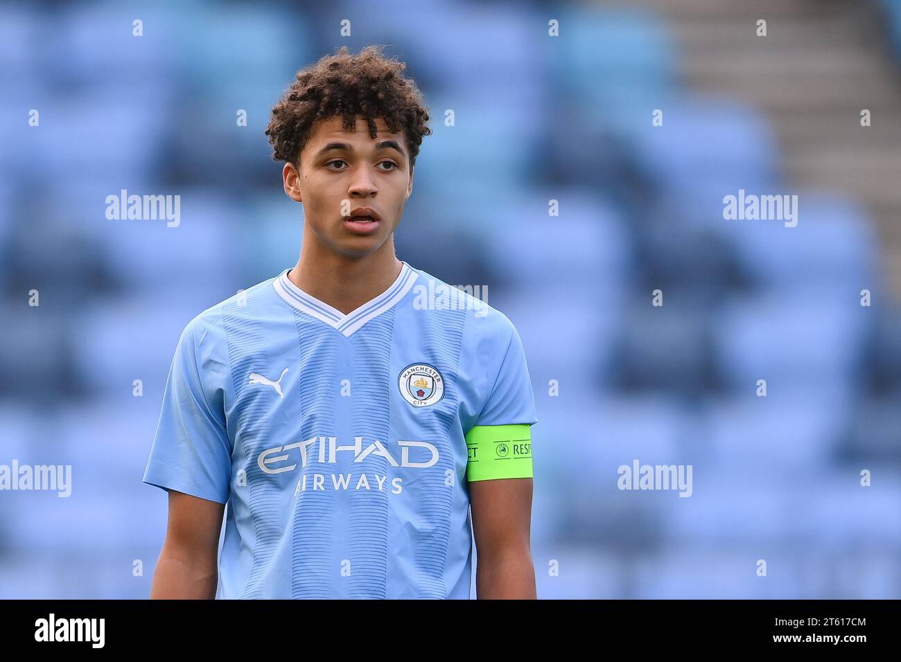 Manchester, UK. 7th Nov, 2023. Max Alleyne of Manchester City during ...