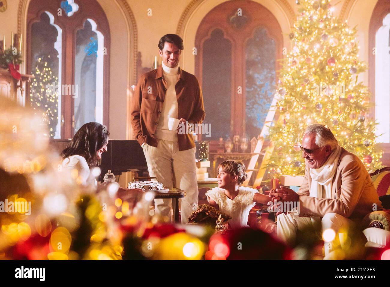 ANDREA BOCELLI: A BOCELLI FAMILY CHRISTMAS, from left: Veronica Berti ...