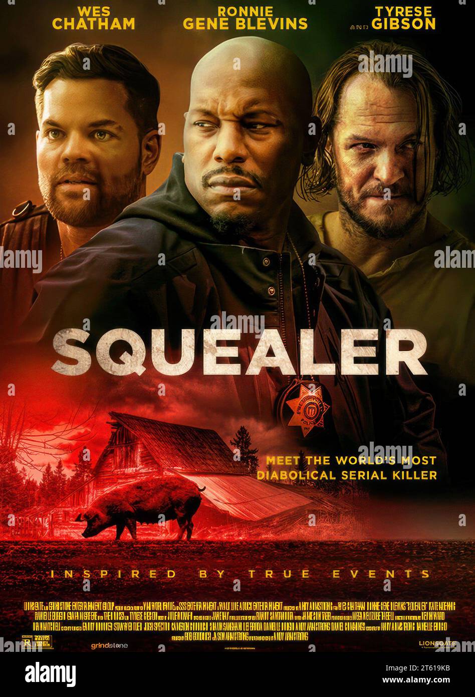 SQUEALER, US poster, Wes Chatham, Tyrese Gibson, Ronnie Gene Blevins ...
