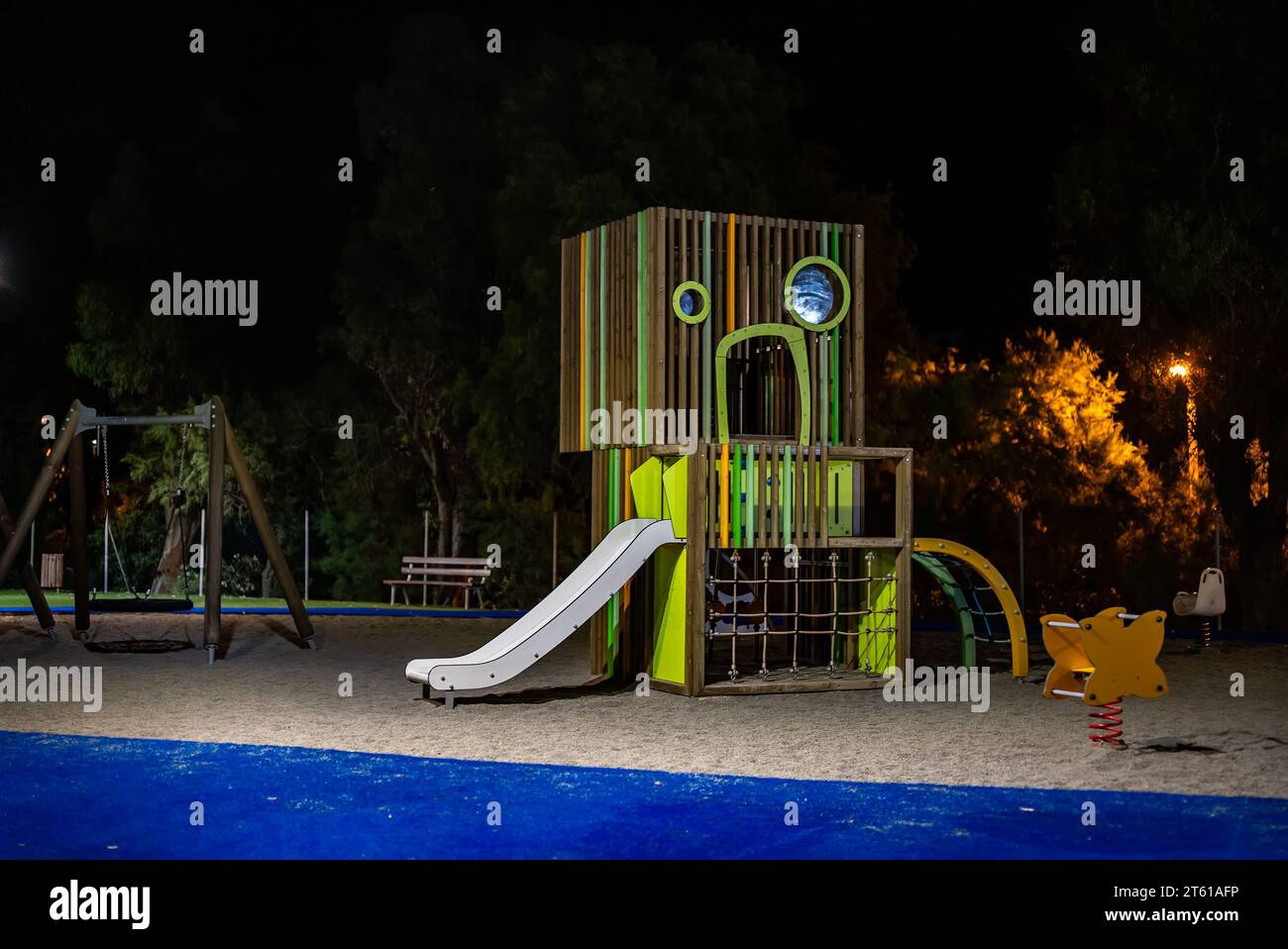 Illuminated slide for children hi-res stock photography and images - Alamy