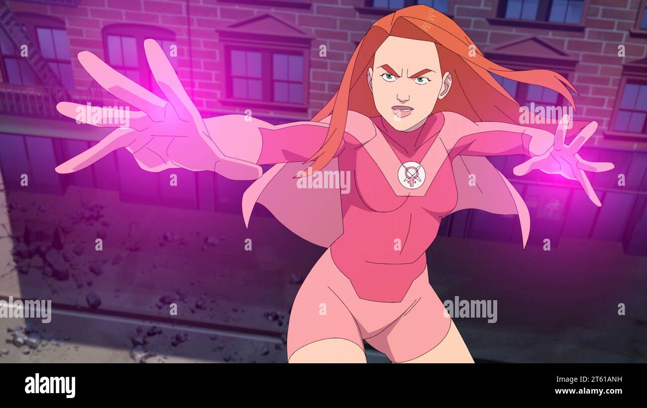 INVINCIBLE, Atom Eve (voice: Gillian Jacobs), (Season 2, ep. 202, aired ...