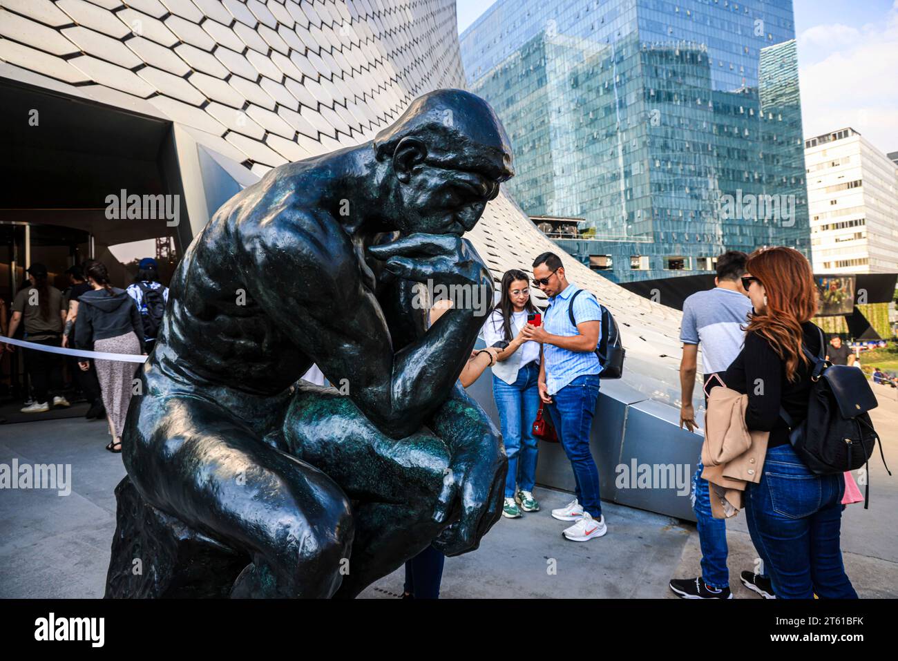 Rodin sculpture at Museo Soumaya in Plaza Carso in Mexico City ...