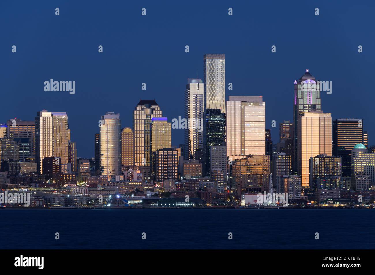 Seattle, WA, USA - October 28, 2023; Buildings of the Seattle Central ...