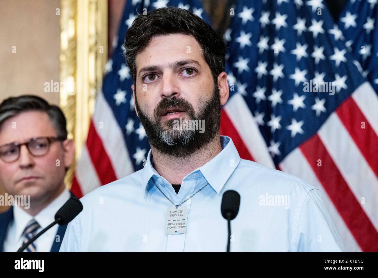 Washington, United States. 07th Nov, 2023. Liron Berman, brother of ...