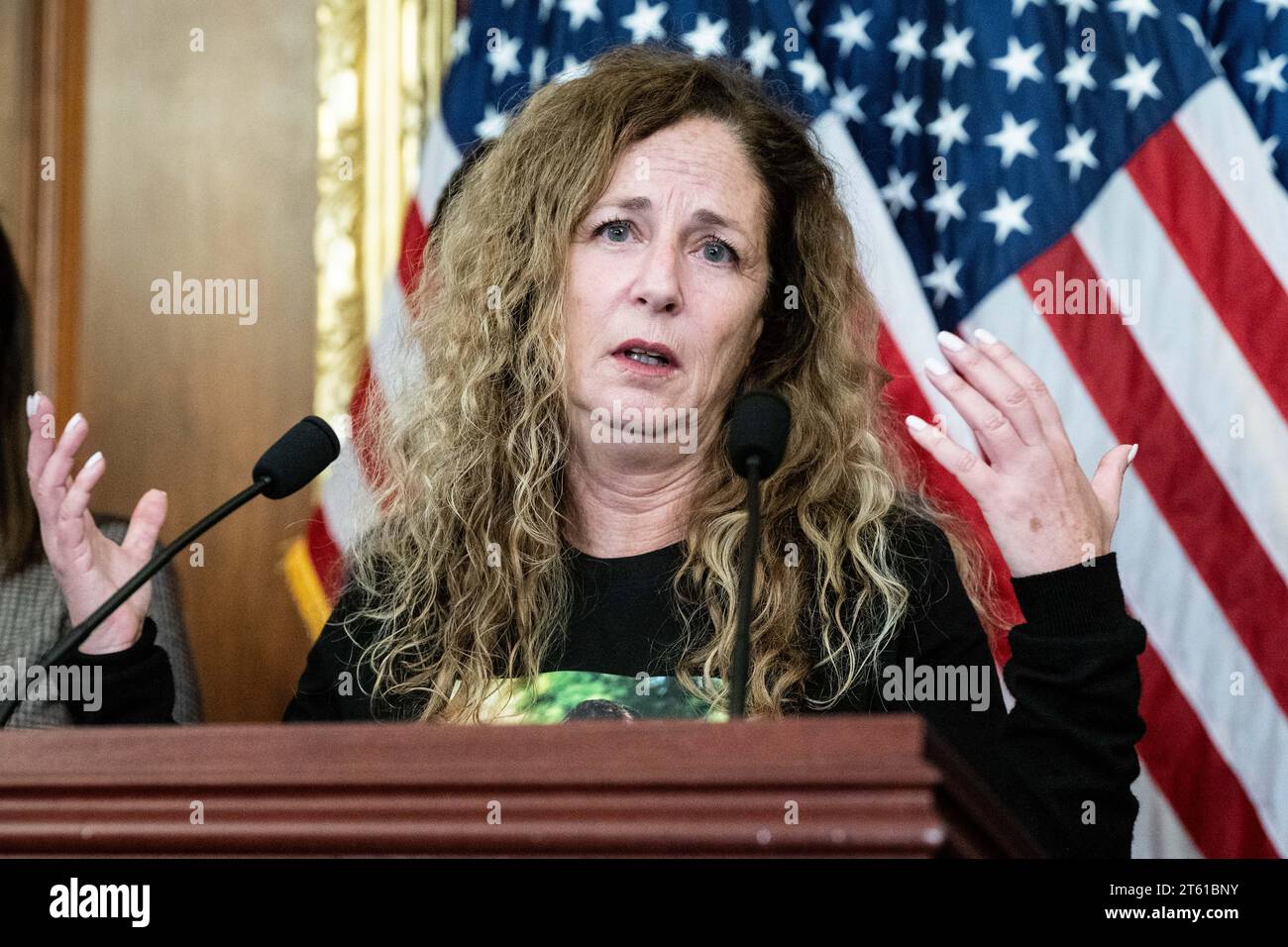 Washington, United States. 07th Nov, 2023. Doris Liber, mother of Hamas ...