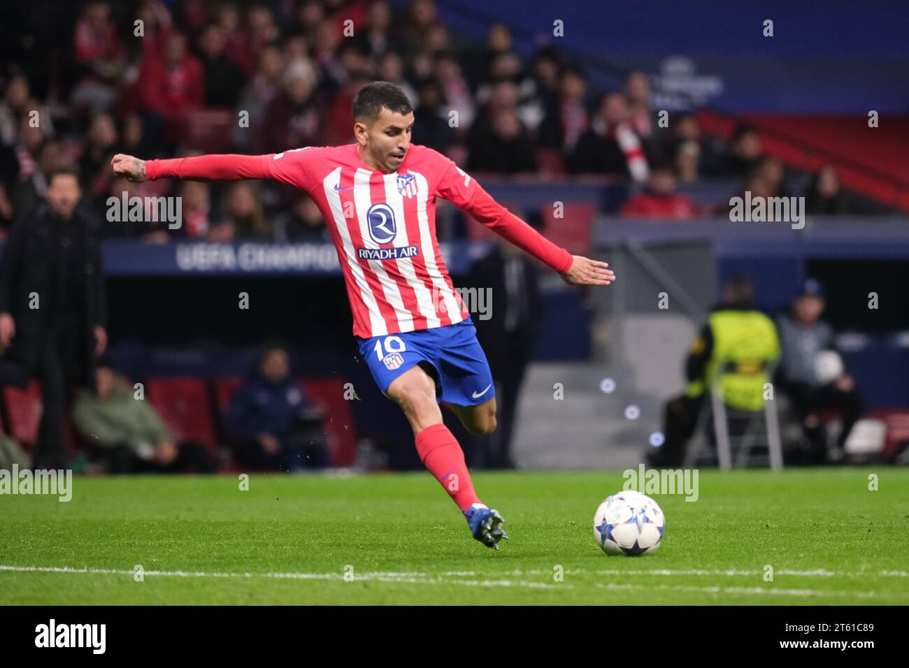Angel Correa of Atletico Madrid during the UEFA Champions League match ...
