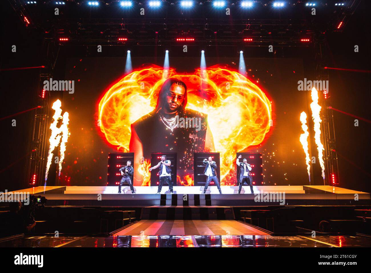 November 7, 2023: Aston Merrygold, OritsÃ© Williams, Marvin Humes, and ...