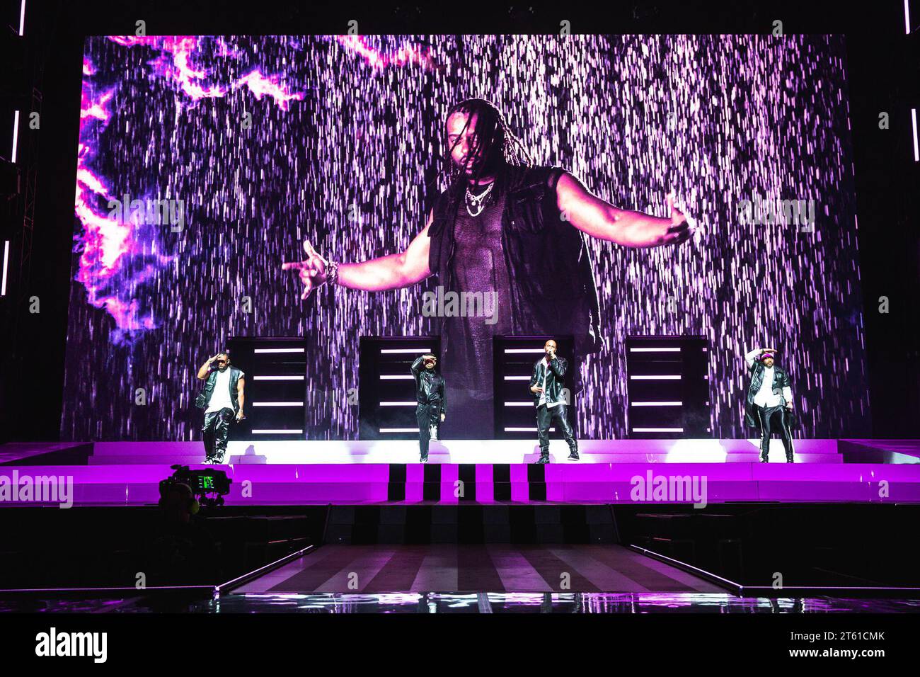 November 7, 2023: Aston Merrygold, OritsÃ© Williams, Marvin Humes, and ...