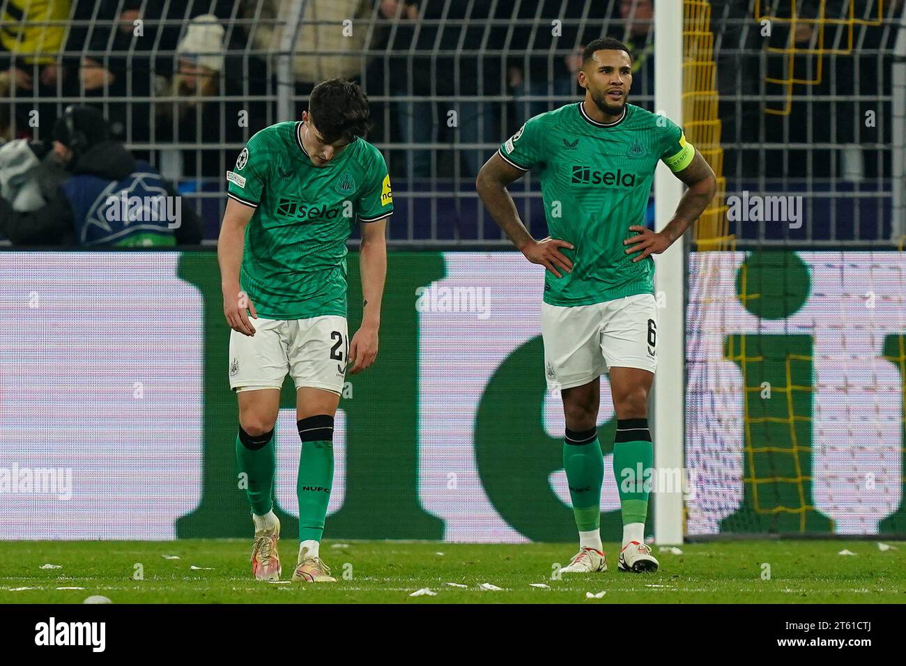 Dortmund, Germany. 07th Nov, 2023. Newcastle United defender Tino ...
