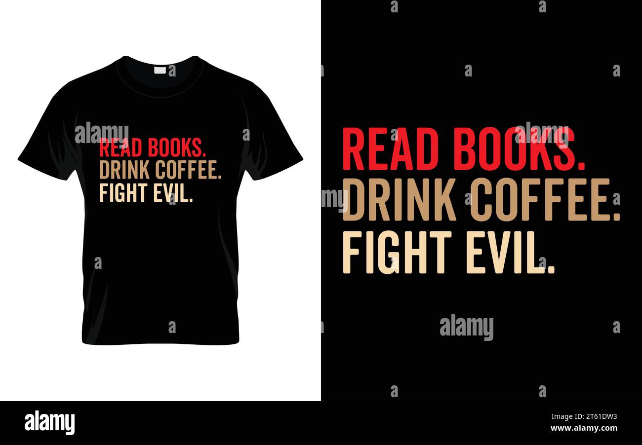 Library books coffee Stock Vector Images - Alamy