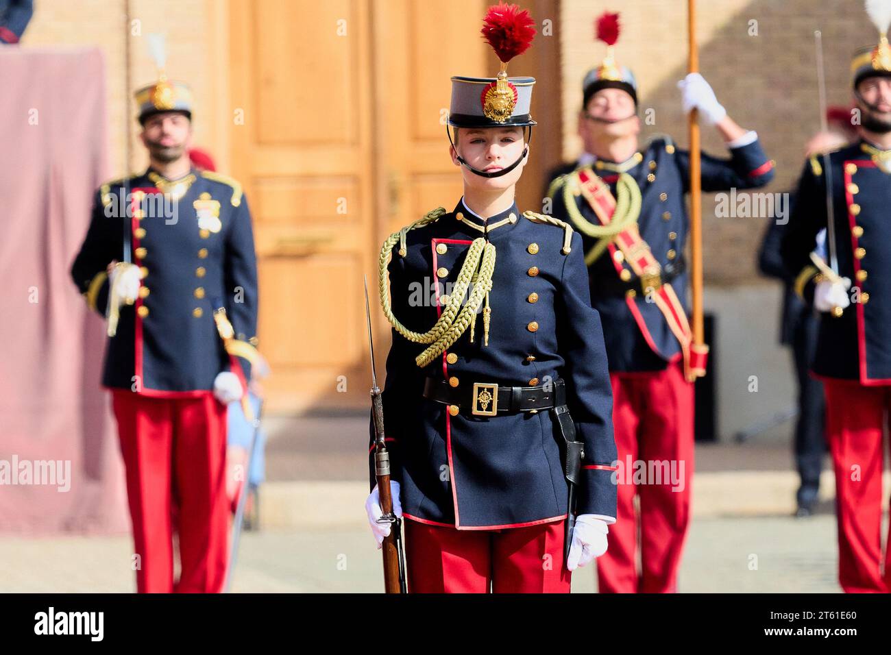Princess Leonor Swears Allegiance To The Flag At Zaragoza Military ...