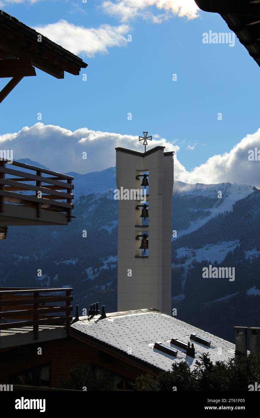 Verbier switzerland church hi-res stock photography and images - Alamy