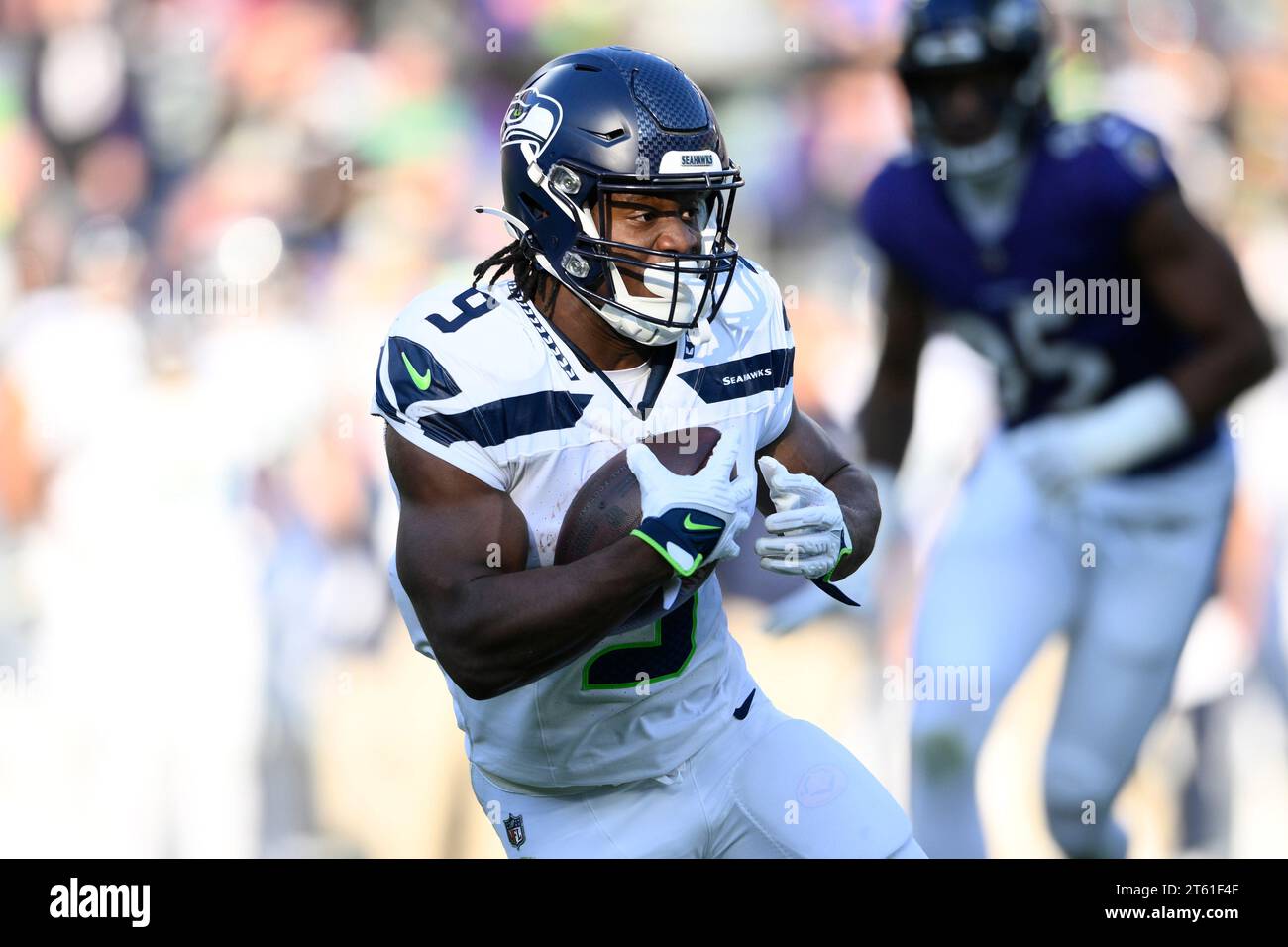 Seattle Seahawks running back Kenneth Walker III (9) in action during ...