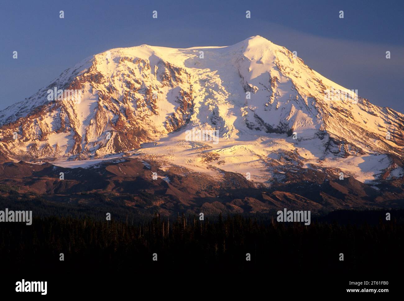 Mt Adams view from Takhlakh Lake, Gifford Pinchot National Forest ...