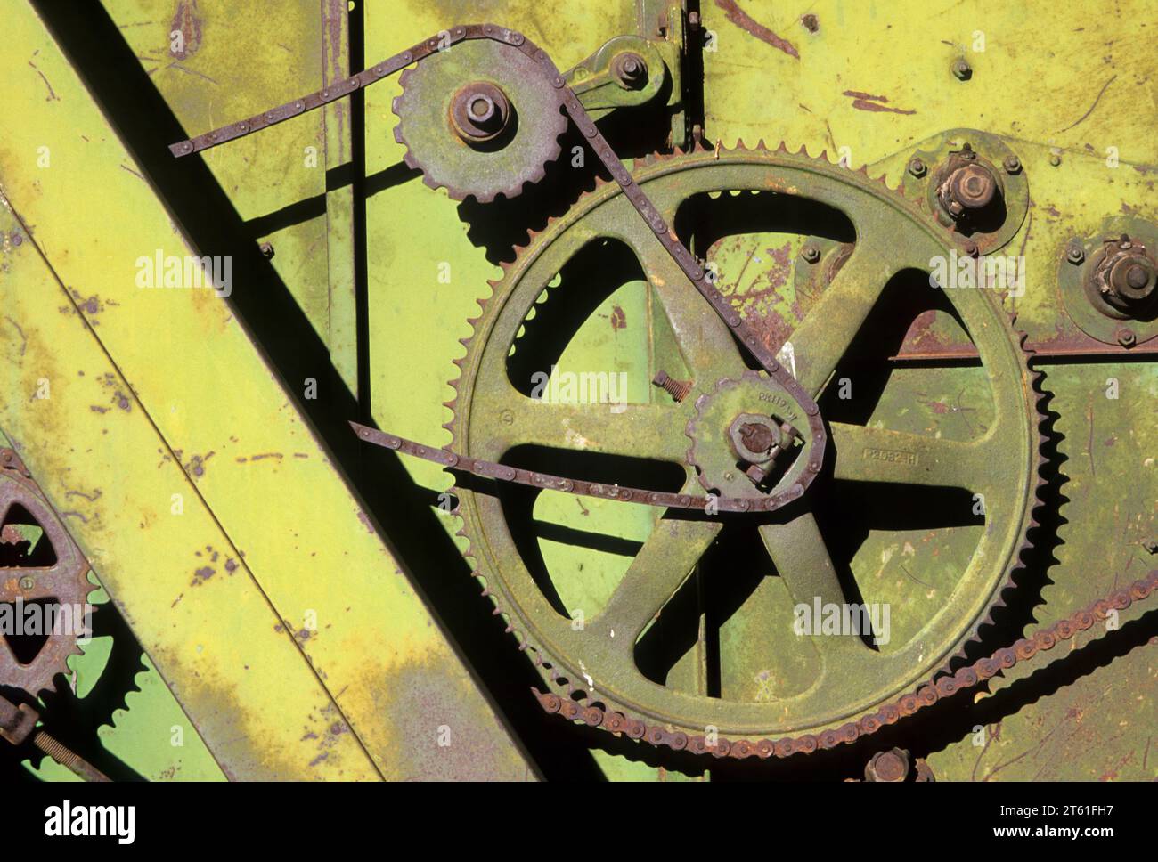 Combine gears, Central Washington Agricultural Museum, Union Gap ...