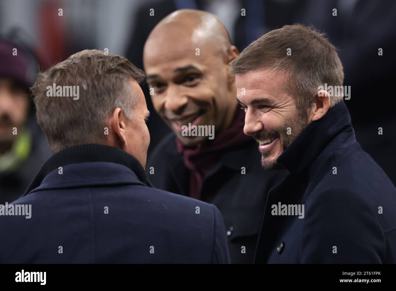 David beckham and thierry henry hi-res stock photography and images - Alamy