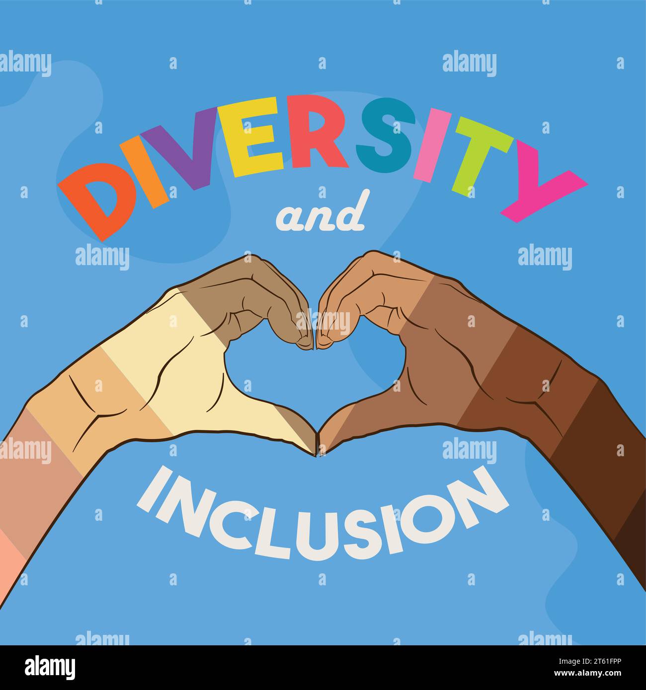 Diversity and inclusion background Vector Stock Vector Image & Art - Alamy