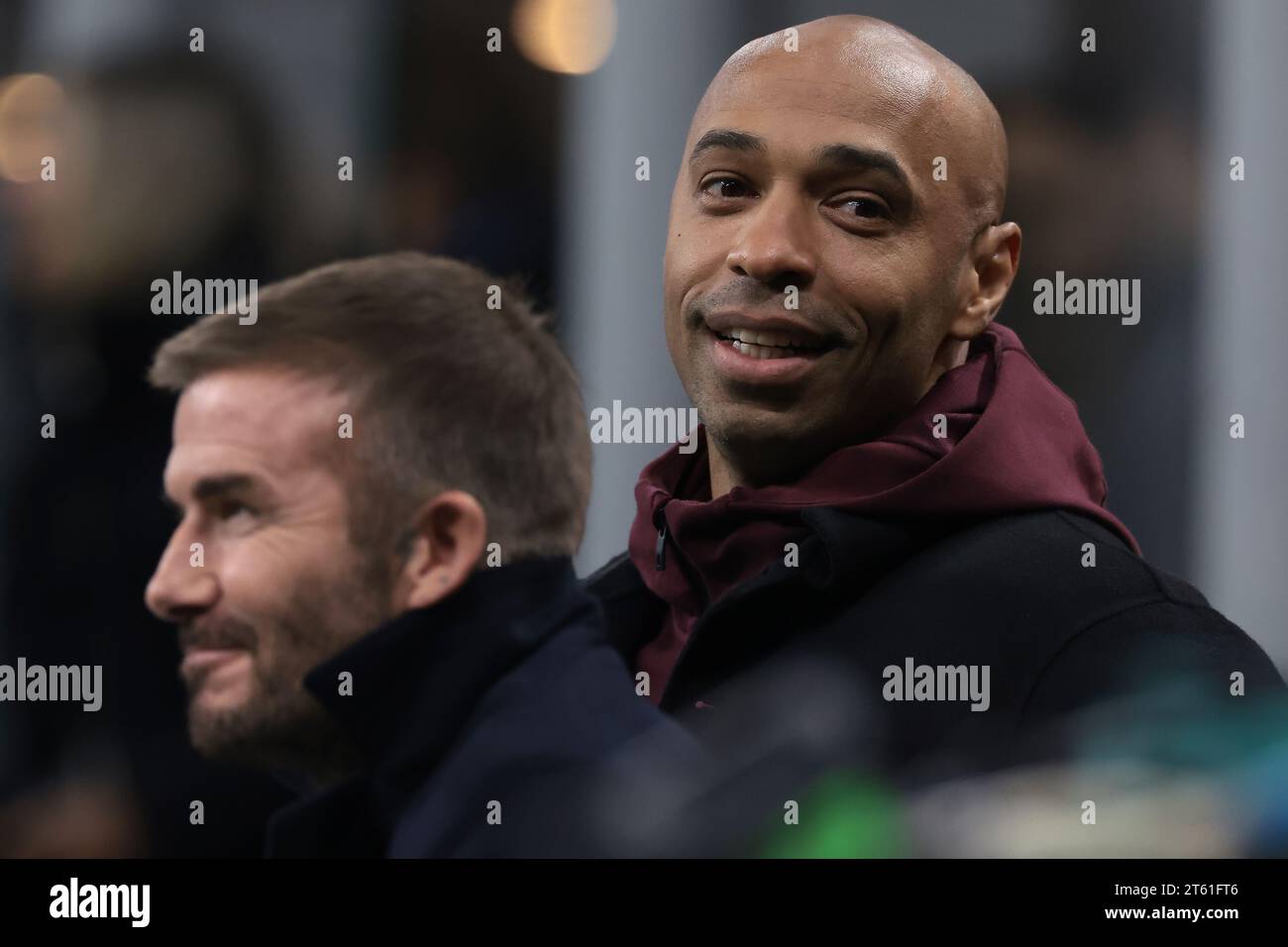 David beckham and thierry henry hi-res stock photography and images - Alamy