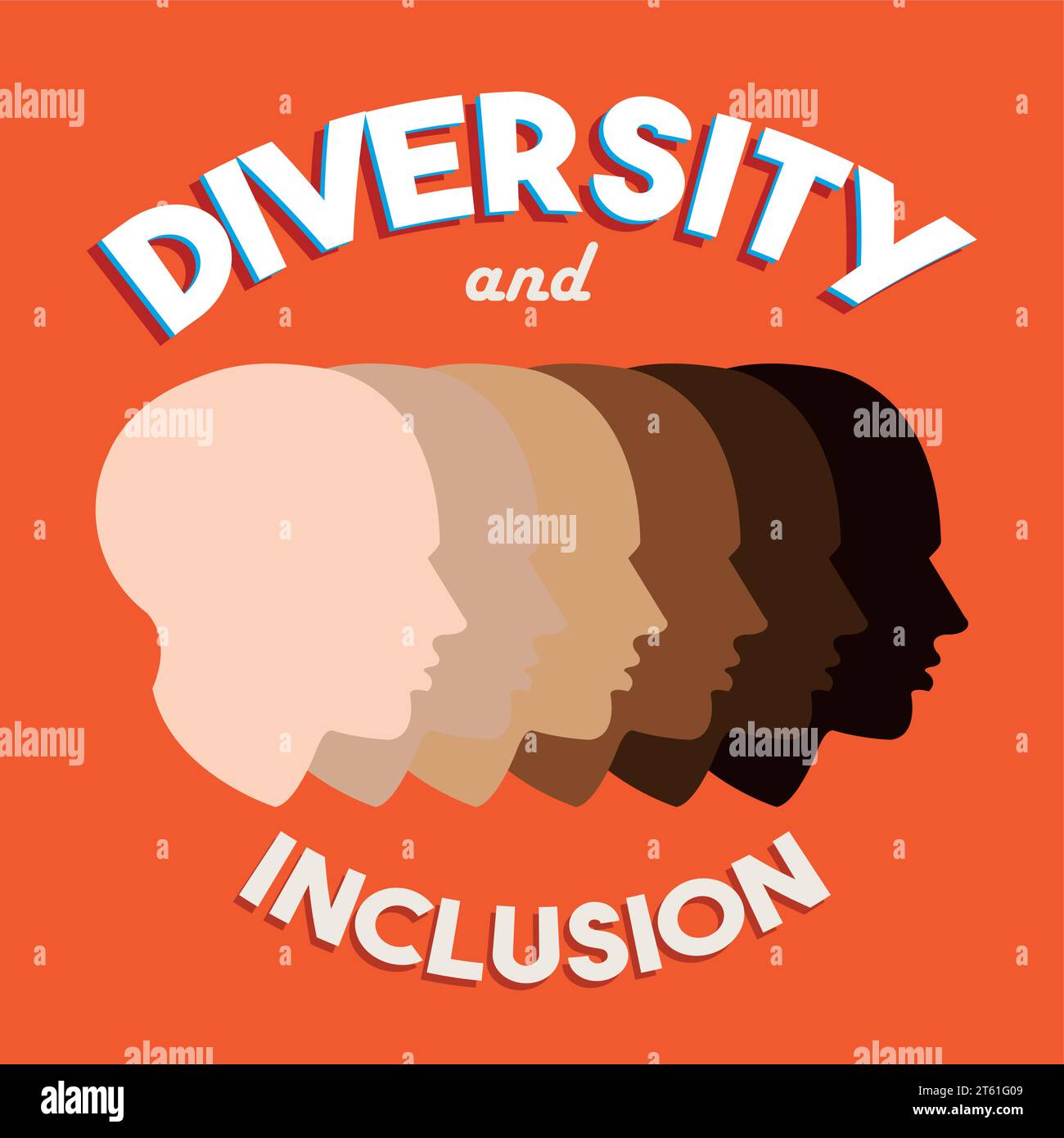 Diversity and inclusion background Vector Stock Vector Image & Art - Alamy