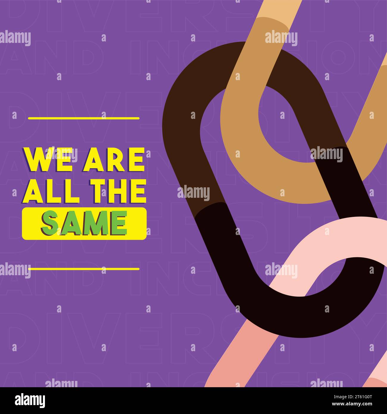 Diversity and inclusion background Vector Stock Vector Image & Art - Alamy