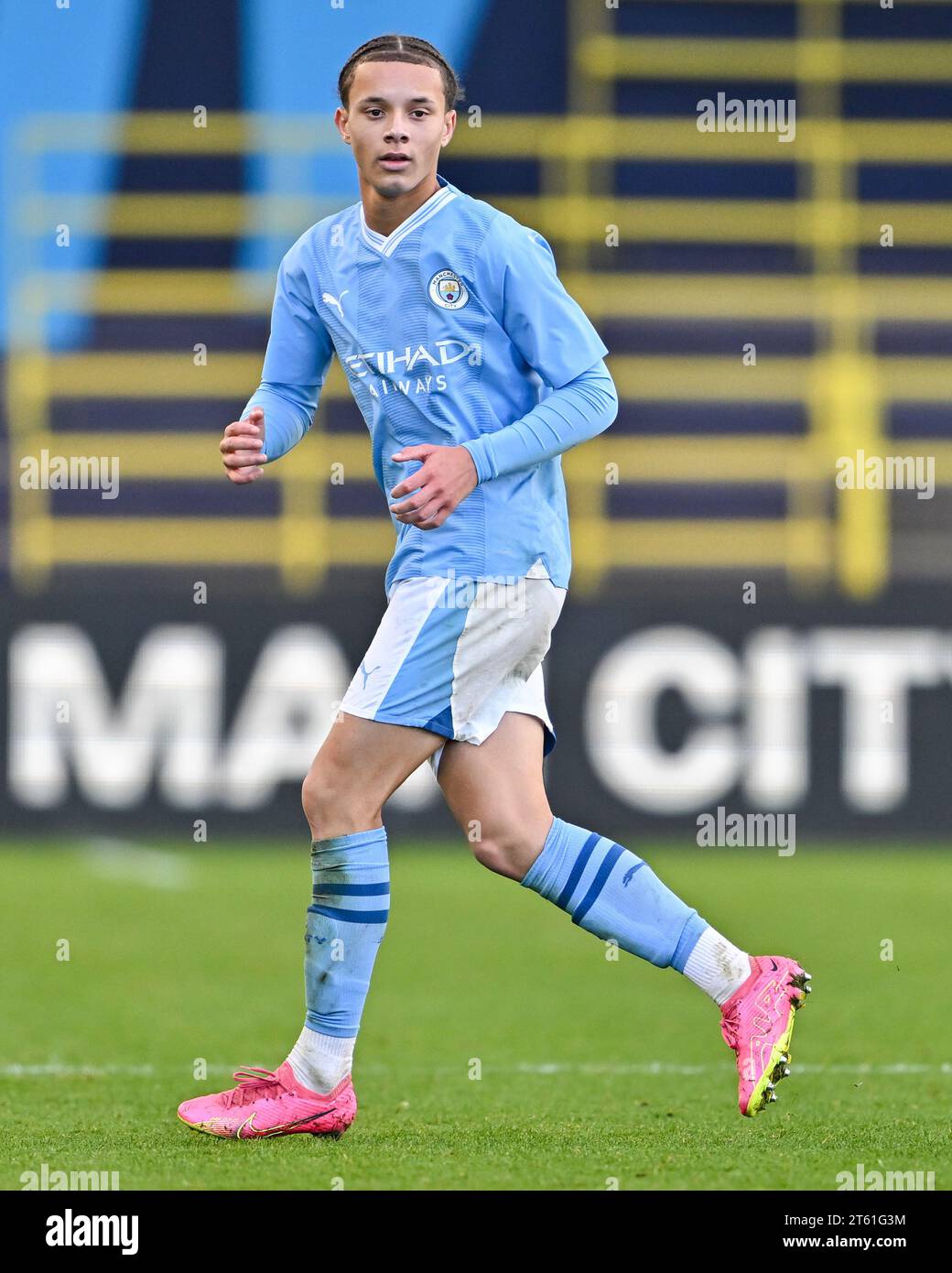 Manchester, UK. 7th November, 2023. Matty Henderson-Hall of Manchester ...