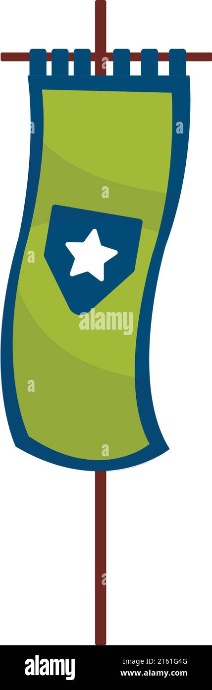 Medieval flag Cut Out Stock Images & Pictures - Alamy