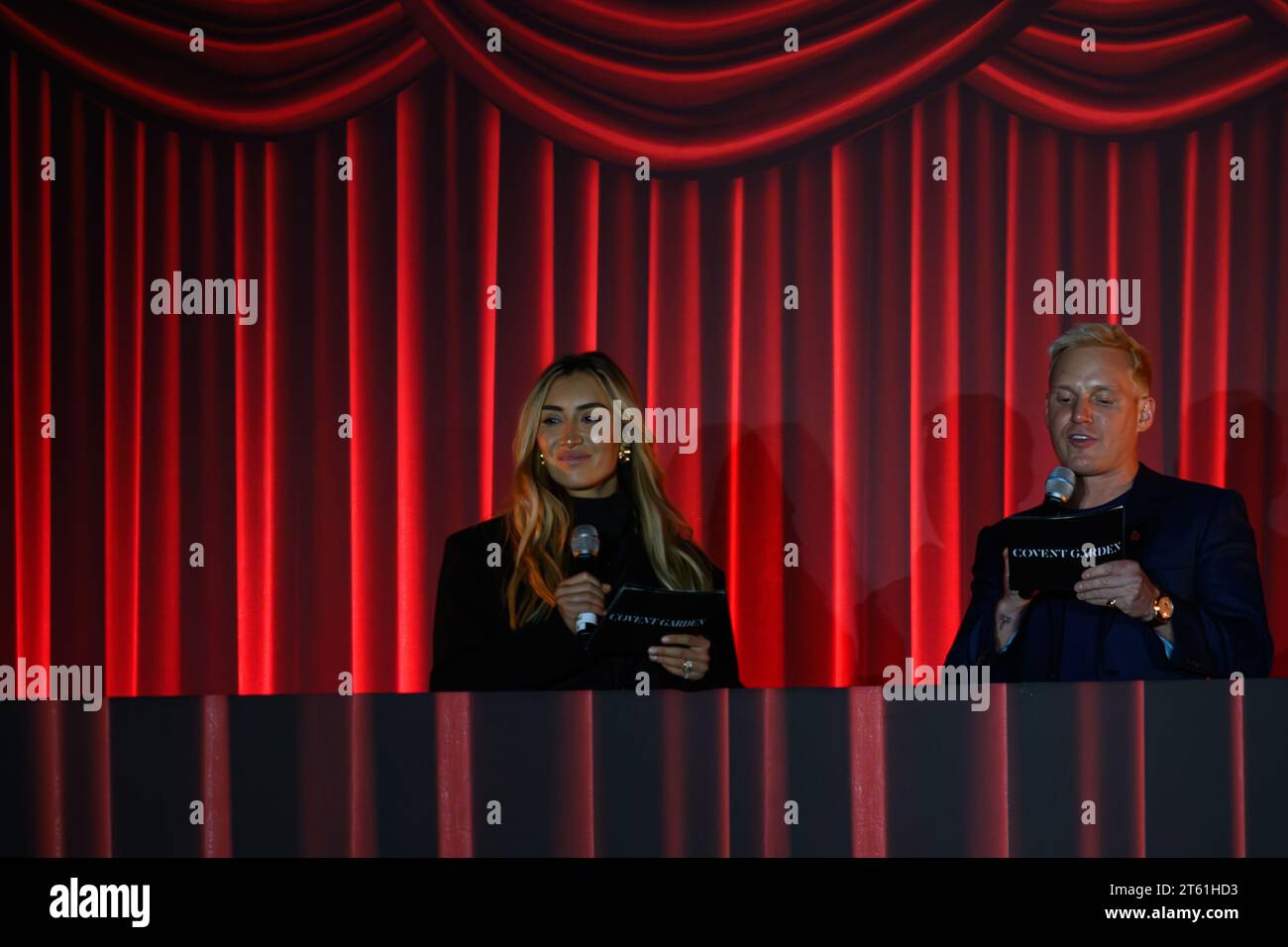 London, UK, 7th November 2023, Nicole Scherzinger, Jamie Laing, Sophie ...