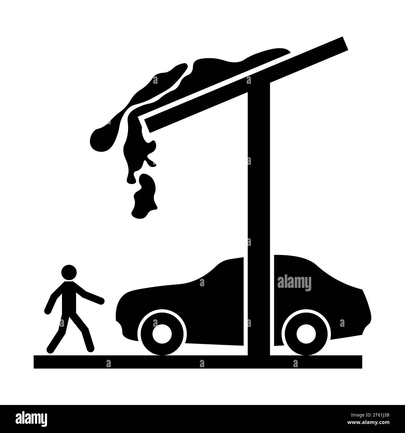 Ice snow caution sign Cut Out Stock Images & Pictures - Alamy