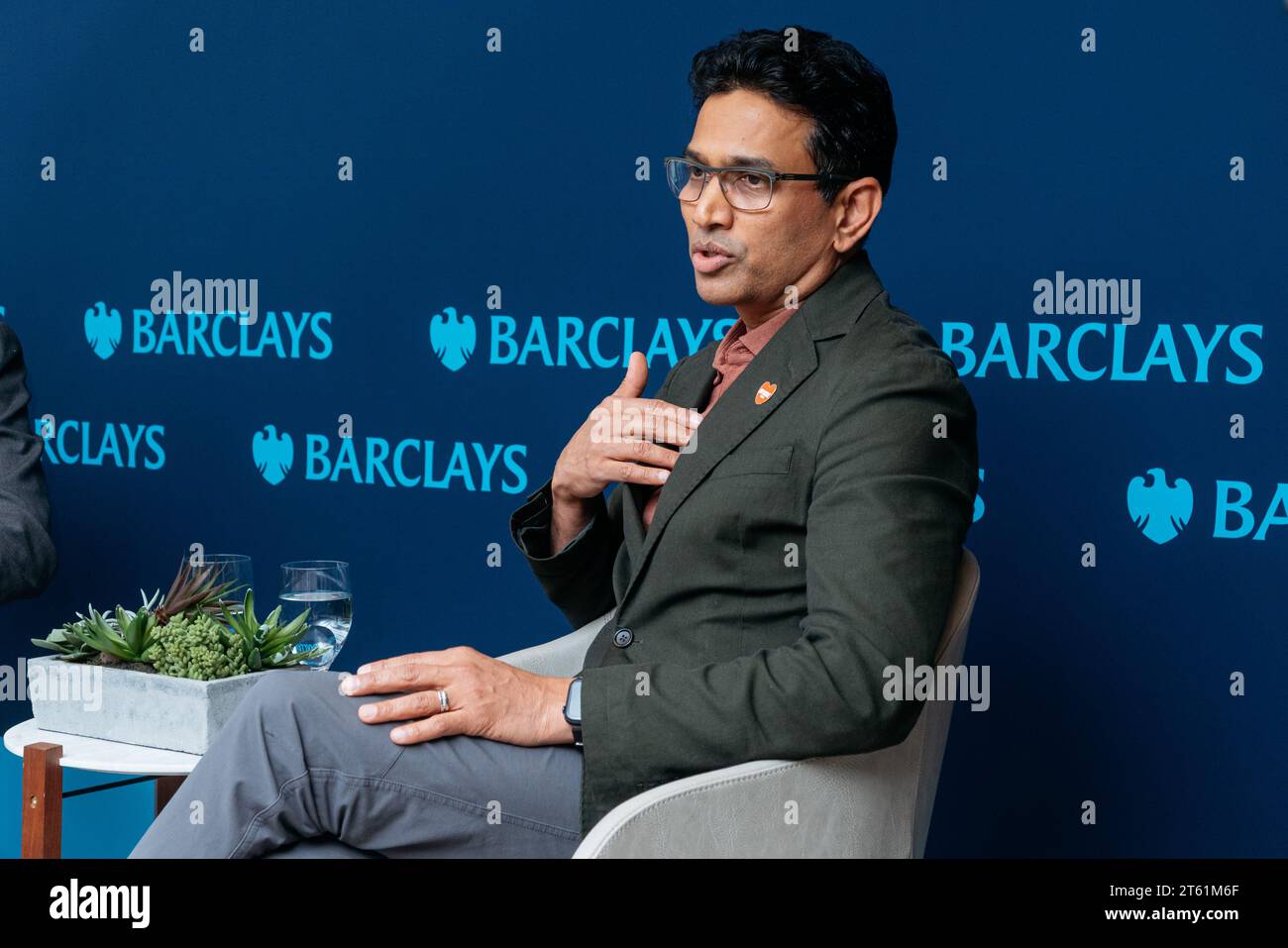 Dr Uma Valeti CEO and Founder of UPSIDE food Stock Photo - Alamy