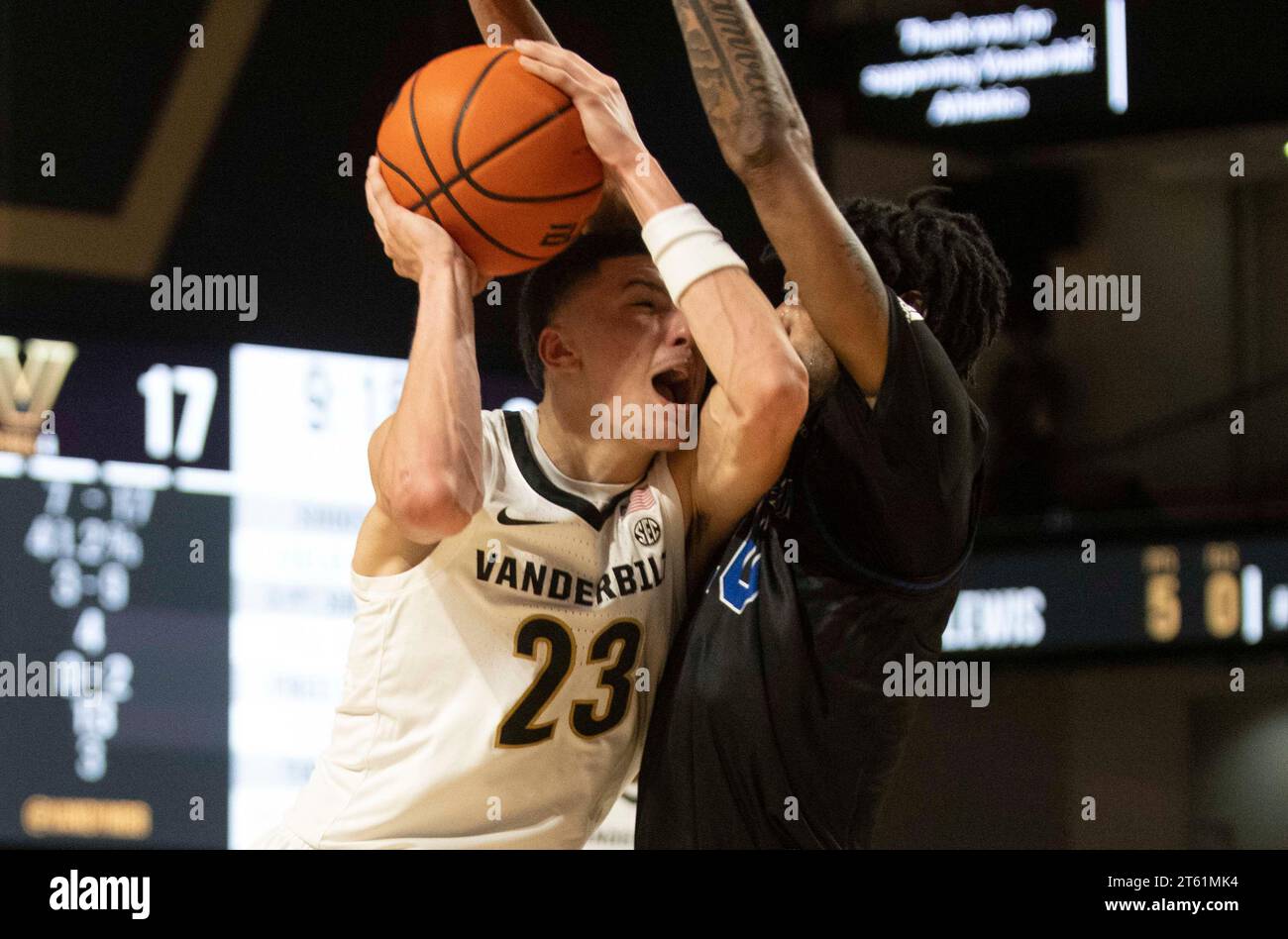 Nashville, Tennessee, USA. 7th Nov, 2023. Vanderbilt Commodores guard ...