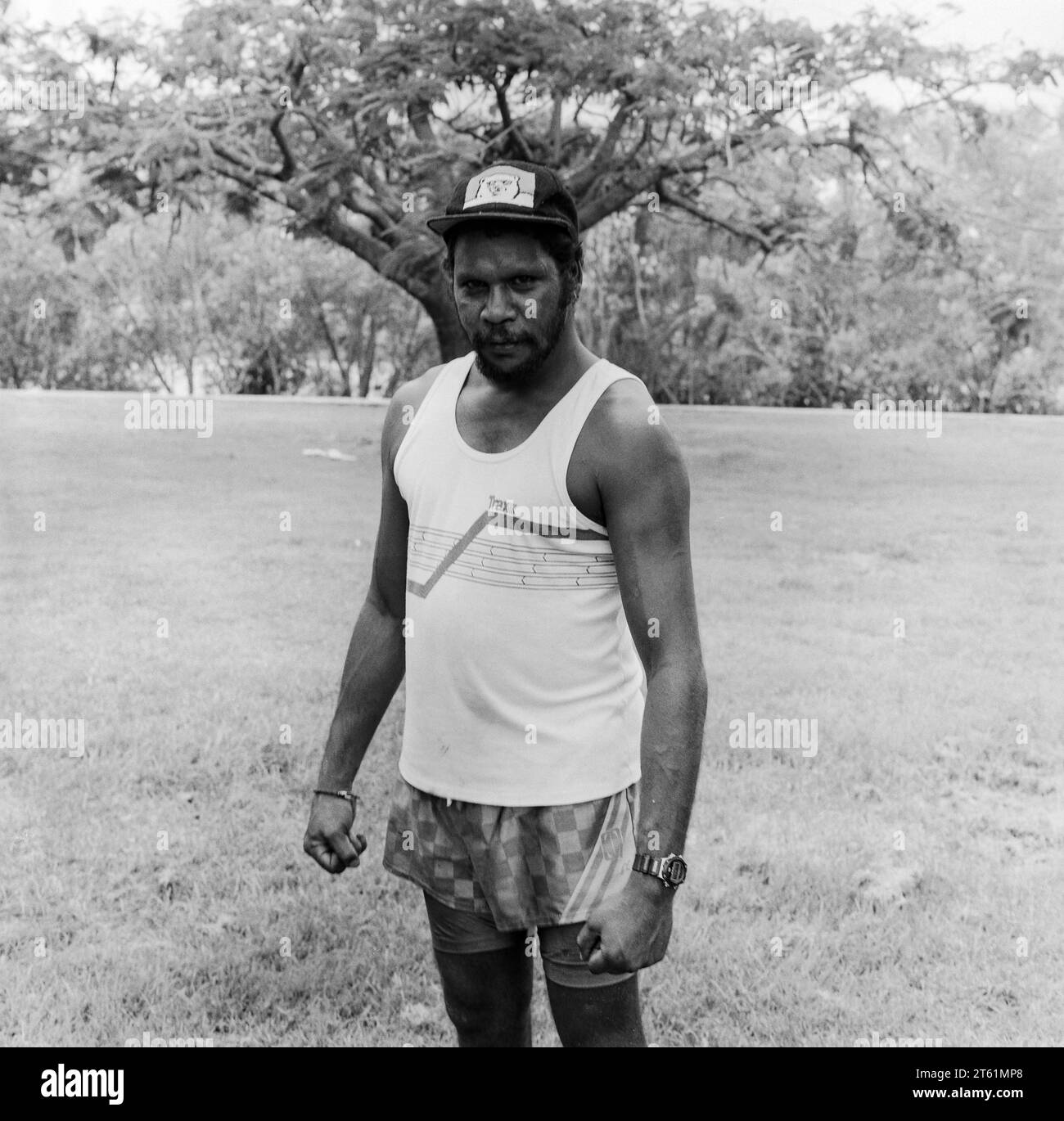 Aboriginal People in the Todd River, Alice Springs, Northern Territory ...