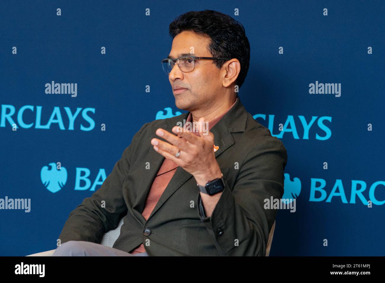 Dr Uma Valeti CEO and Founder of UPSIDE food Stock Photo - Alamy