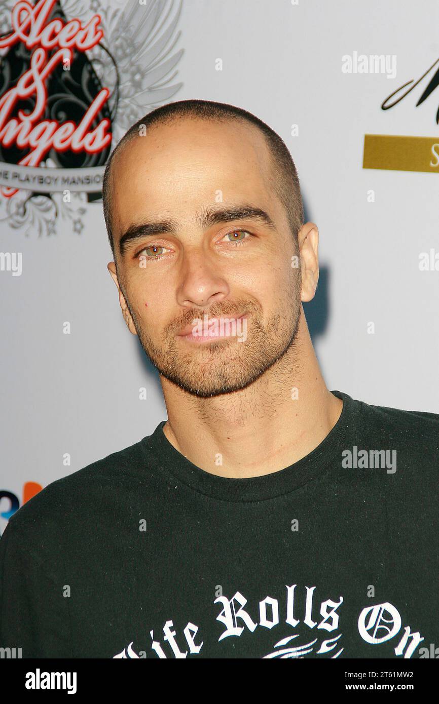 Pro Surfer Jesse Billauer at the Aces and Angels Celebrity Poker at the ...