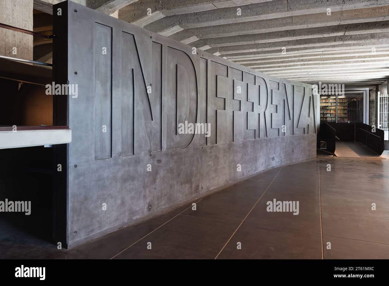 The interior of Shoah Memorial in Milan, Italy Stock Photo - Alamy