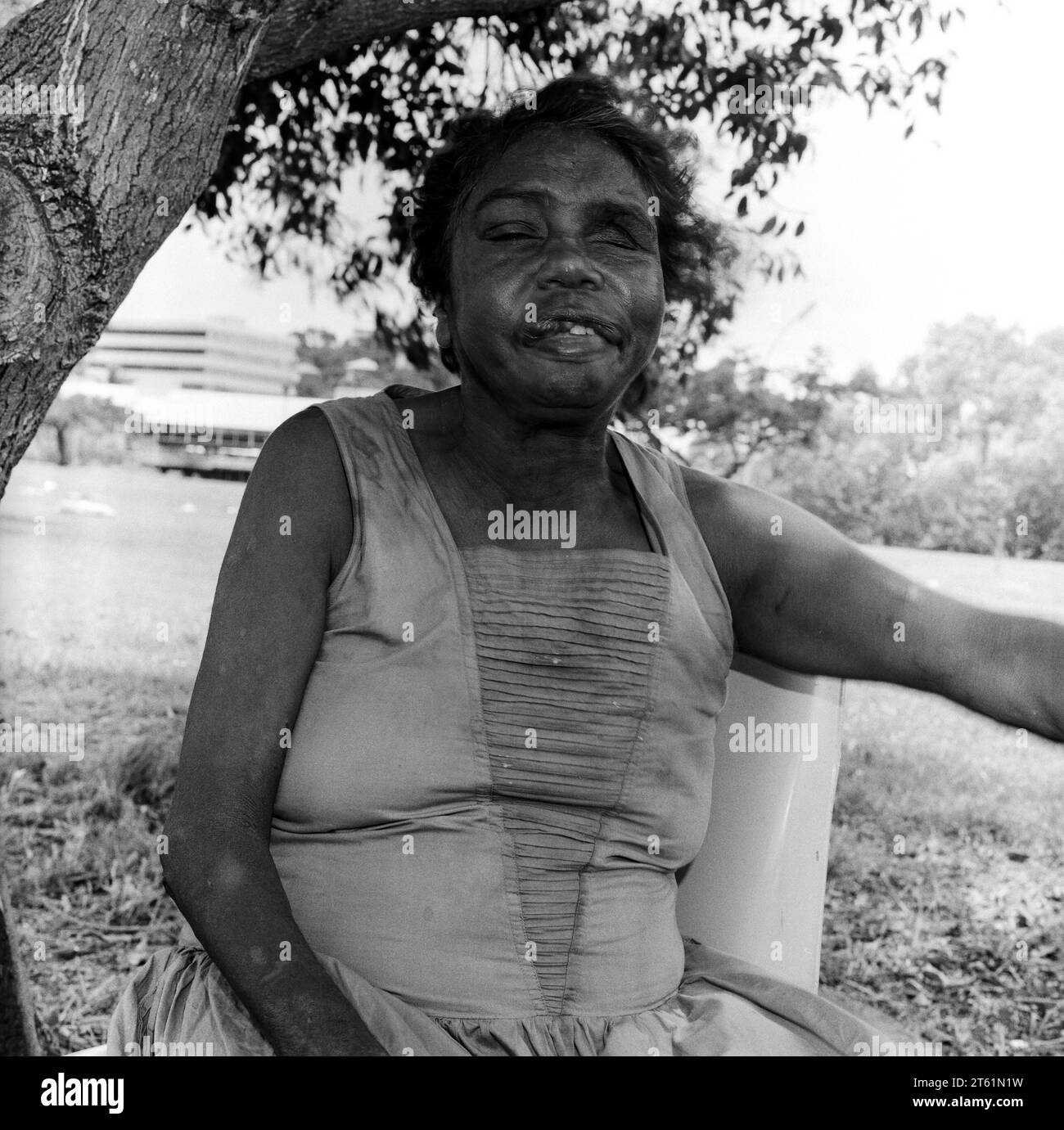 Aboriginal People in the Todd River, Alice Springs, Northern Territory ...