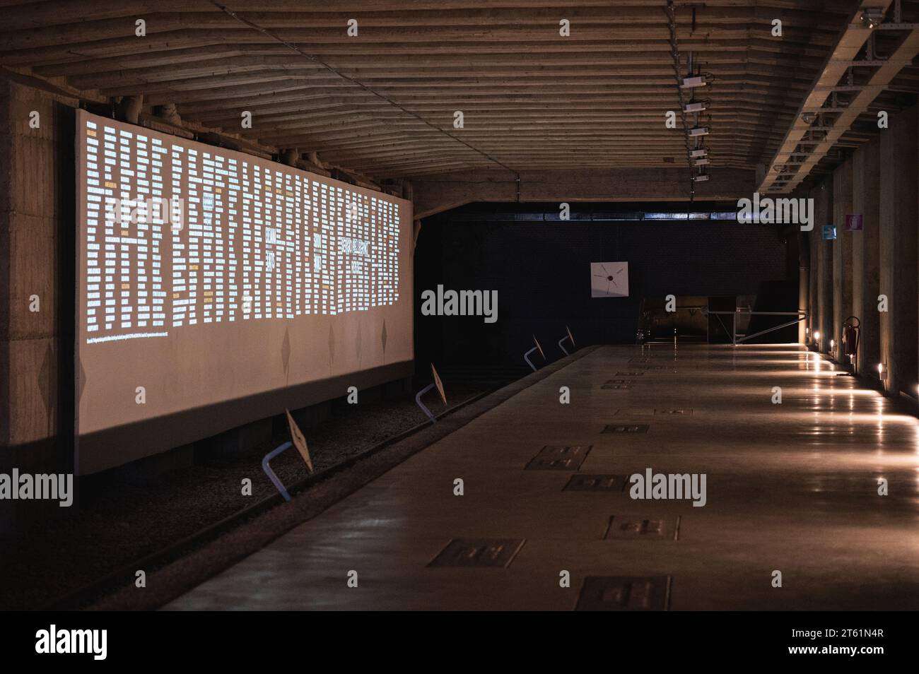 The interior of Shoah Memorial in Milan, Italy Stock Photo - Alamy