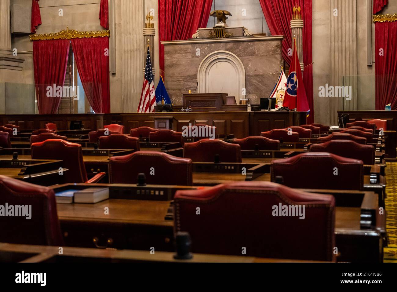 Nashville, TN, USA - July 6, 2022: The large meeting hall of House ...