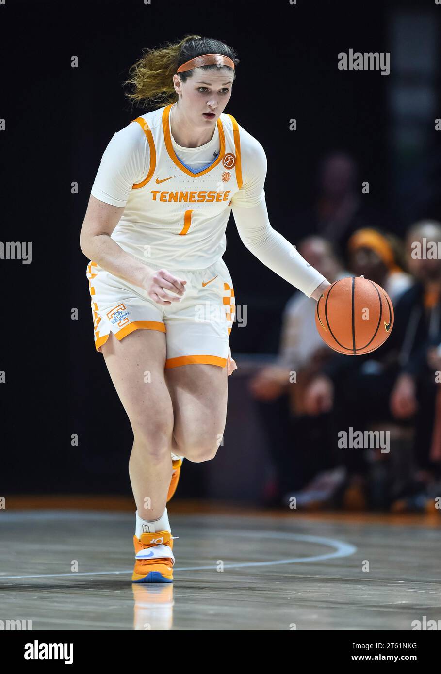 KNOXVILLE, TN - NOVEMBER 07: Tennessee Lady Vols guard Sara Puckett (1 ...