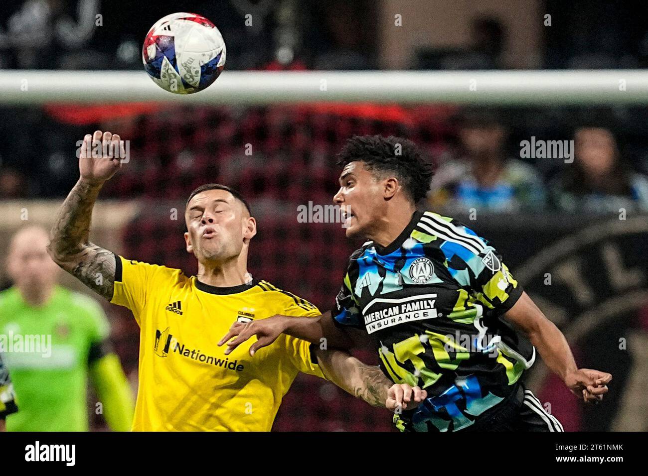 Columbus Crew forward Christian Ramirez (17) and Atlanta United ...