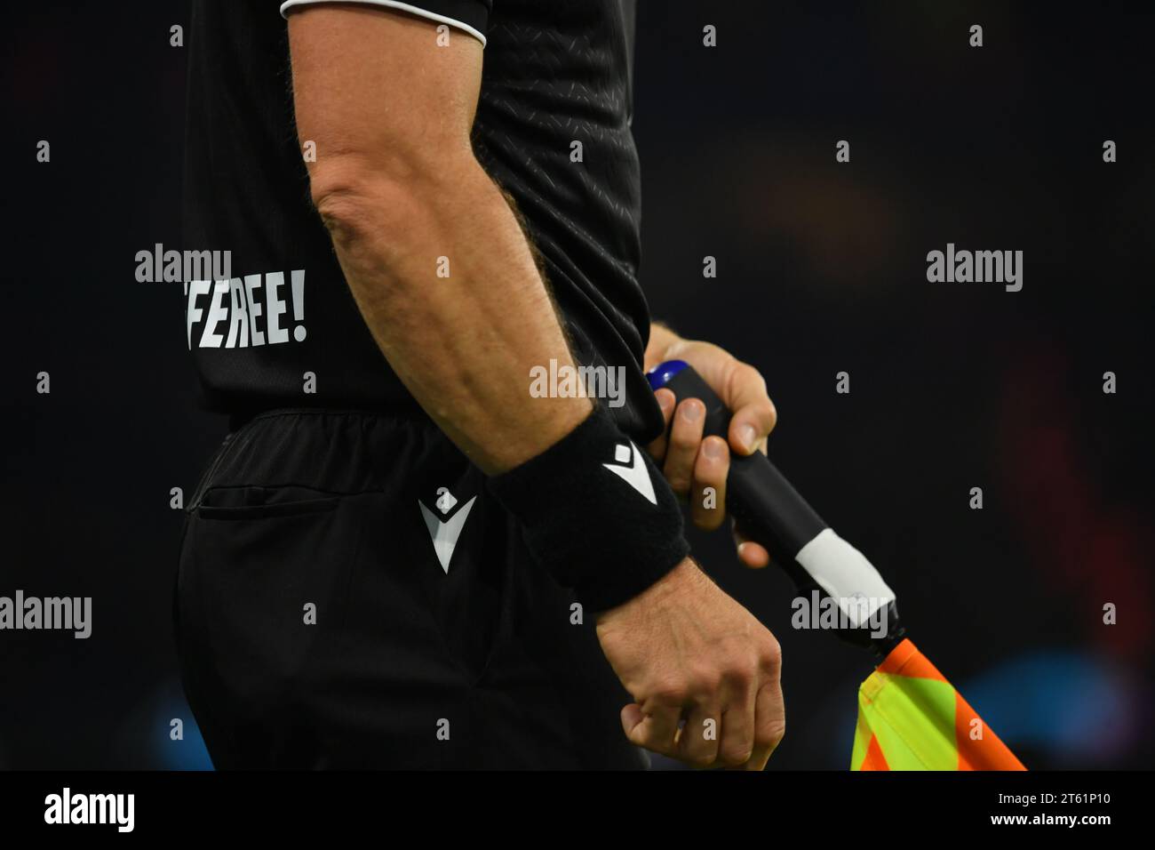 Manchester, UK. 07th Nov, 2023. Linesman in action during the UEFA 2022 ...