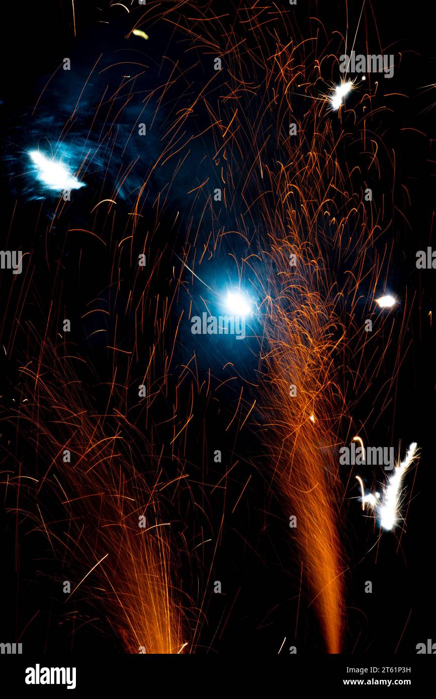 Blue light flares hi-res stock photography and images - Alamy