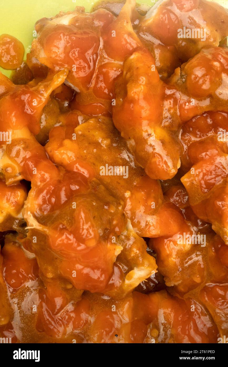 Batagor (Bakso Tahu Goreng) is served with peanut sauce and sauce on ...