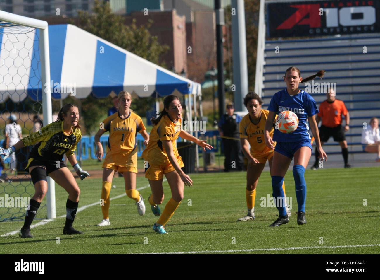 SLU (Billikens) vs. La Salle University(Explorers) at Hermann Stadium ...