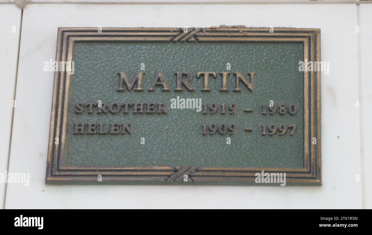 Los Angeles, California, USA 6th November 2023 Actor Strother Martin ...