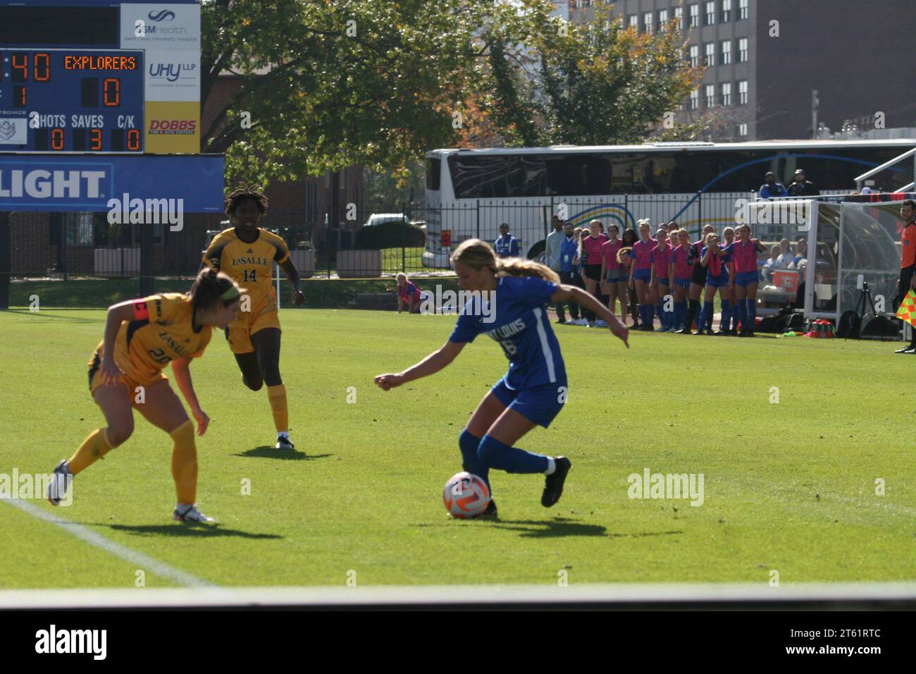 SLU (Billikens) vs. La Salle University(Explorers) at Hermann Stadium ...