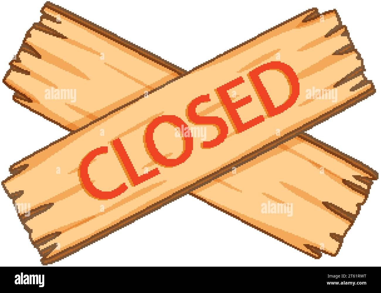 Pathway closed sign Cut Out Stock Images & Pictures - Alamy