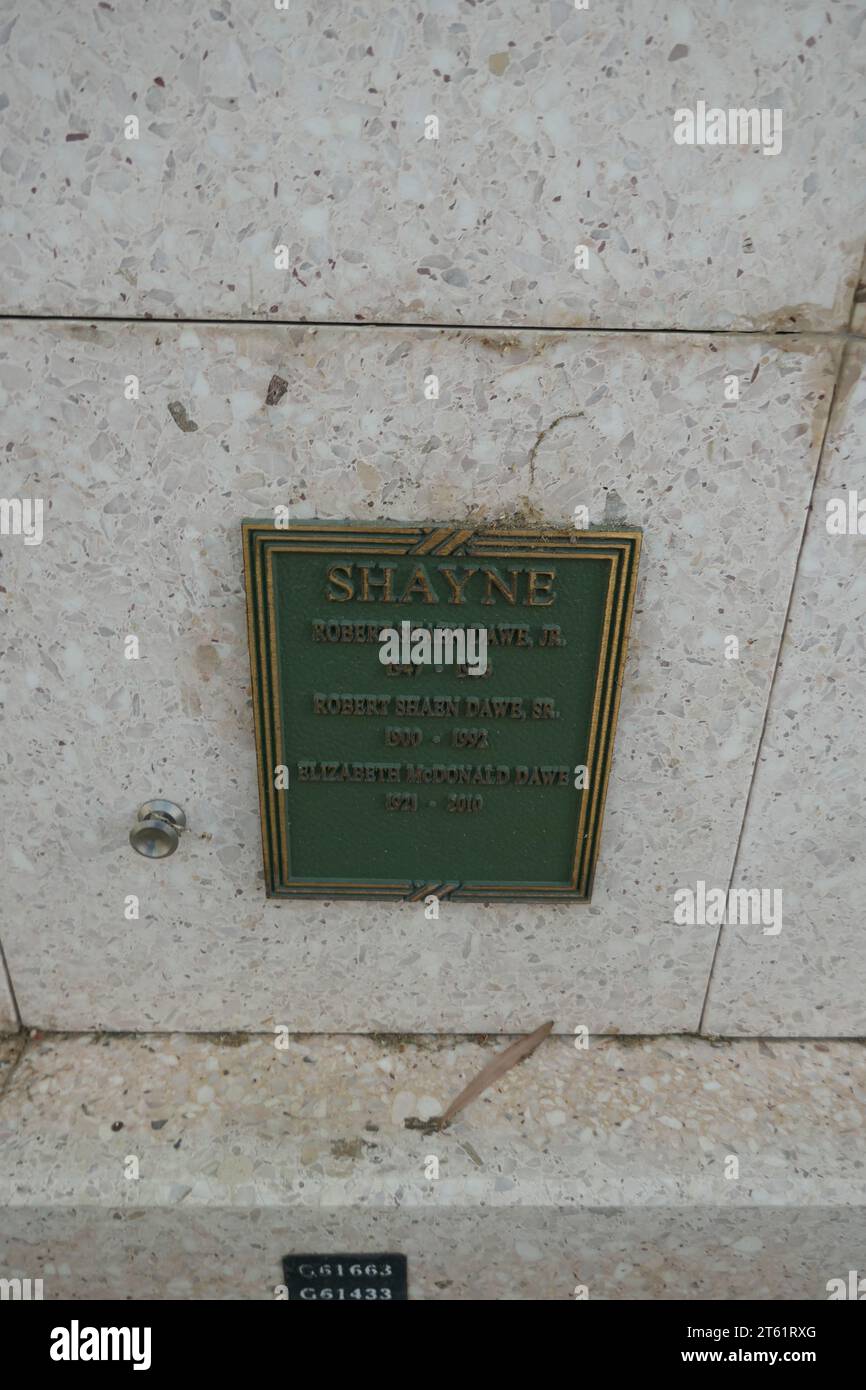 Los Angeles, California, USA 6th November 2023 Actor Robert Shayne ...