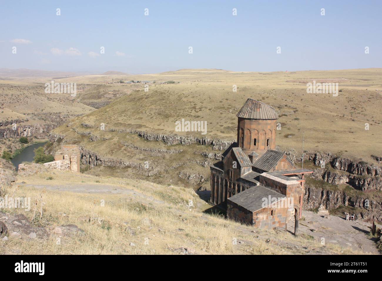 The church of Tigran Honents at the ruined Armenian city of Ani in ...